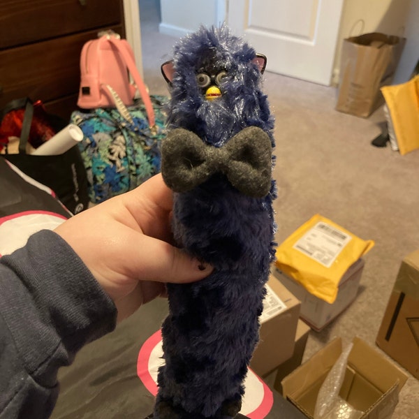 Long Furby Small Worm Fancy Rainbow and Red Squeaky Boi small Long ...