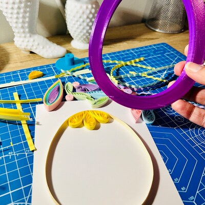 Slotted Tool Quilling Forms Rings Sets of Jumbo 15 Border Buddies Paper ...