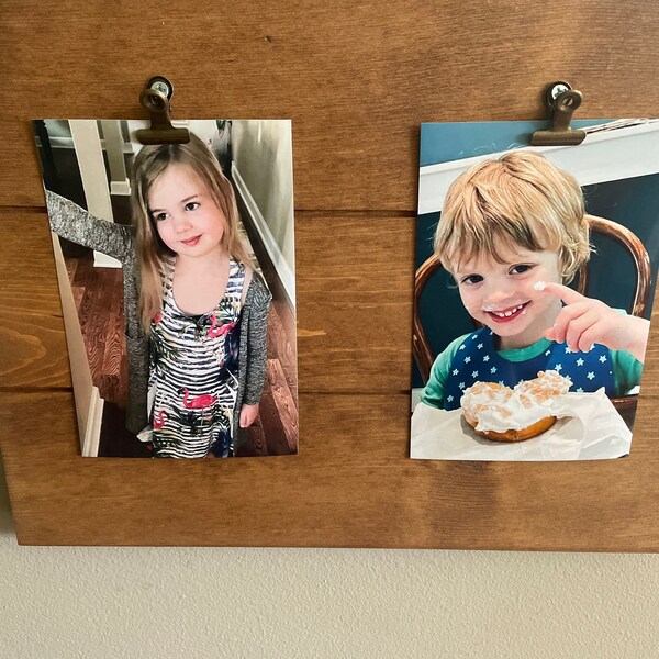 Shiplap Style Rustic Clip Frames, 8x10/5x7/4x6 Photo, Wall Decor ...