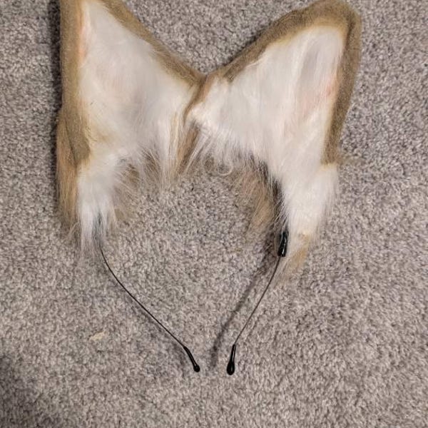 Handmade Cute Furry Bendable Dog Ear Headband With Furry Ears - Etsy