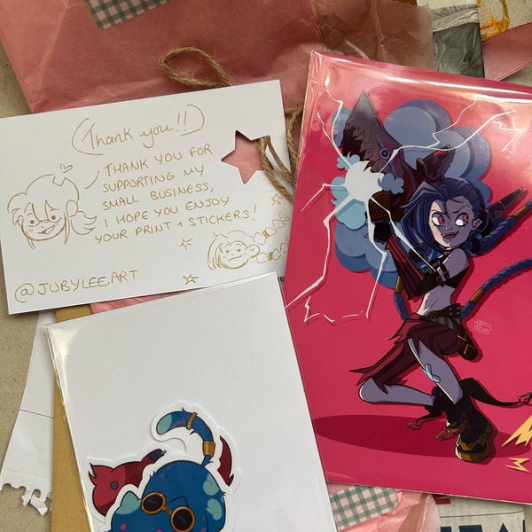 Arcane Inspired Jayce and Viktor Stickers | League of Legends Jayvik ...