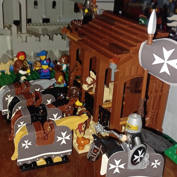 Lego Castle - Fabric Flags, Various Styles and Factions. Minifigure ...