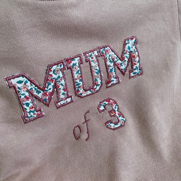 Varsity College Applique Embroidery Designs Font Numbers 3 Sizes ...