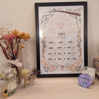 Lunar Calendar 2024 Moon Phases 2024 Moon Phases Calendar Manifesting ...