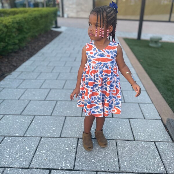 Florida Gator Tropical Dress, Game Day, College Apparel, Florida Gator ...