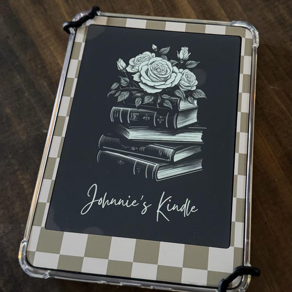 YOUR NAME Personalized Kindle Lock Screen, Wallpaper for Kindle ...