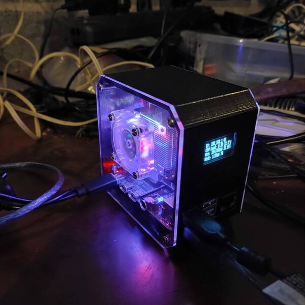 Raspberry Pi 4B Desktop Computer Case - Etsy