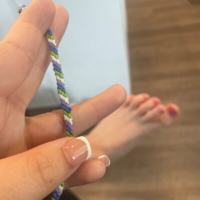 Handmade Friendship Bracelet Braided Stitch - Etsy