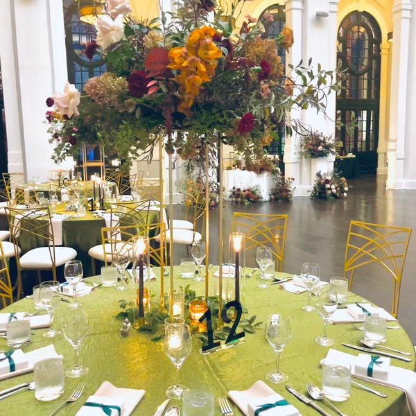 Mirror Menu Card, Acrylic Wedding Dinner Lunch Menu Sign, Personalized ...