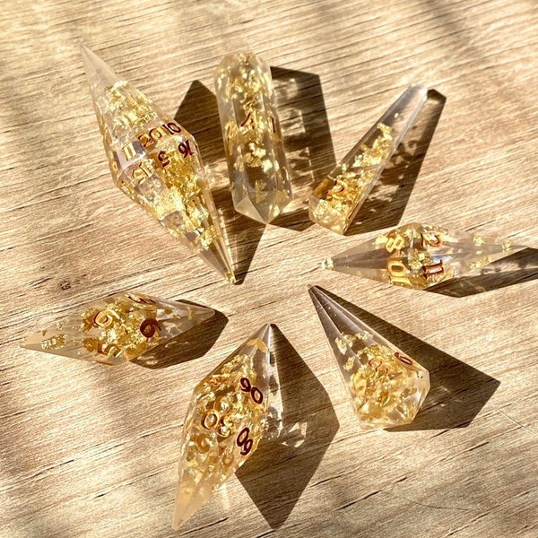 Diverse Crystal Dnd Dice Set. the Adventure Party 53 - Etsy