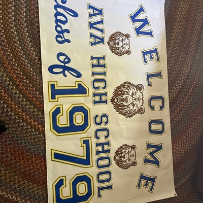 Personalized Graduation Banner W/ Photo, Graduation Announcement ...