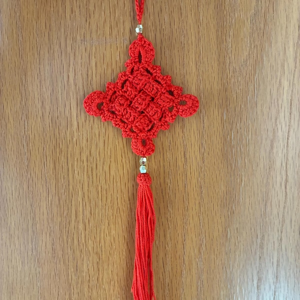 Chinese Knot Crochet Pattern - How to Crochet Chinese Knot for Lunar ...