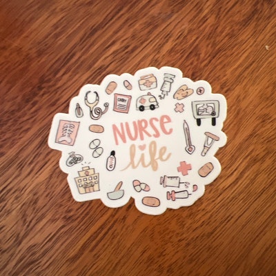 Nurse Sticker Nursing Student Sticker NP Sticker Medical - Etsy