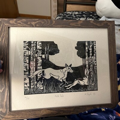 Bull. Ox. Taurus. Original Linocut Print. - Etsy