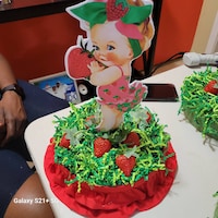 3 Rainbow Princess Centerpieces African American Birthday Table ...