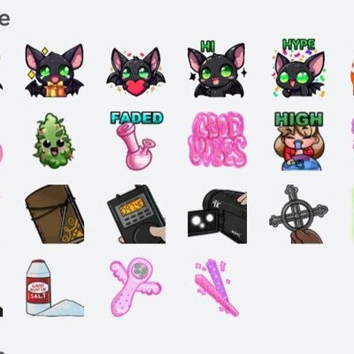 Vape Emote Twitch Emote Youtube Emote Discord Emote Community Emote ...
