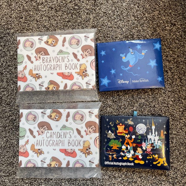 Disney Autograph Book, Personalized Autograph Book, Personalized Disney ...