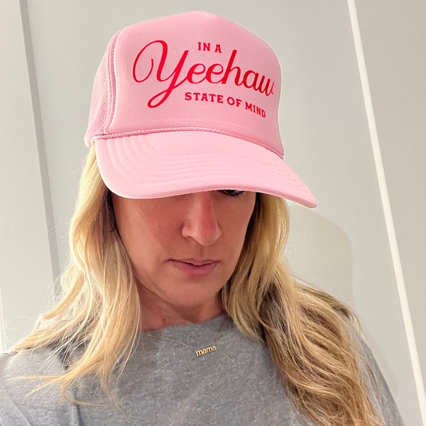 Yeehaw State of Mind Trucker Hat - Etsy