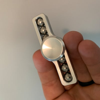 EDC Small Dual Bar Brass Fidget Spinner - Etsy
