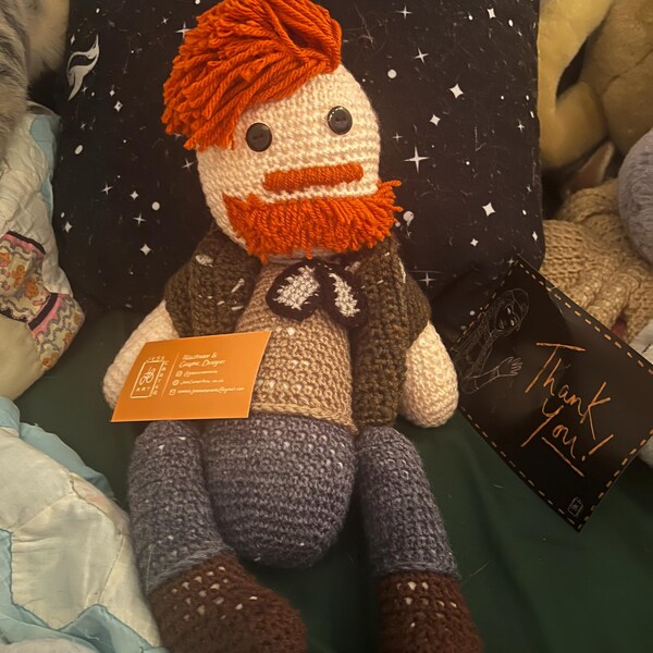 Campaign 1 VM Dnd Crochet Dolls, Mini Hand Made Plushies, Amigurumi ...