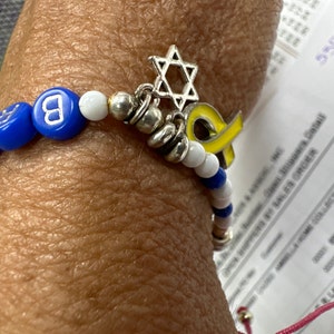 Hope for Homecoming: Israeli Flag Keychain With Yellow Ribbon Charm ...
