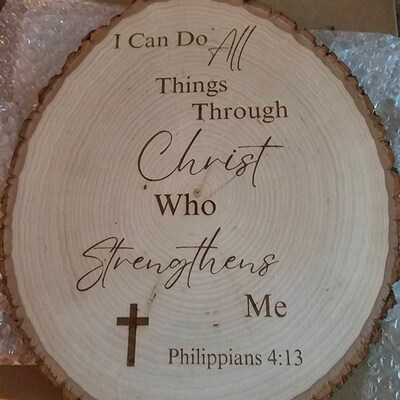 The Last Supper 3D Engraving on Live Edge Wooden Plank Easter Gift ...