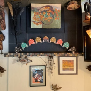 Folk Art Skeleton Coffin Relief Print Halloween Decor - Etsy