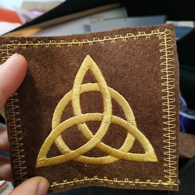 Triquetra Embroidery Design. Trinity Knot Embroidery. Celtic Symbol ...
