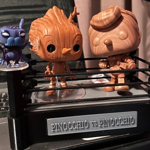 Funko Pop WWE AEW NJPW Wrestling Ring Display Stand Custom - Etsy