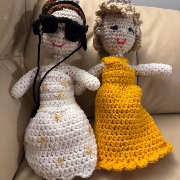 Elizabeth and Mr. Darcy Amigurumi PATTERN (ENGLISH) Pride and Prejudice ...