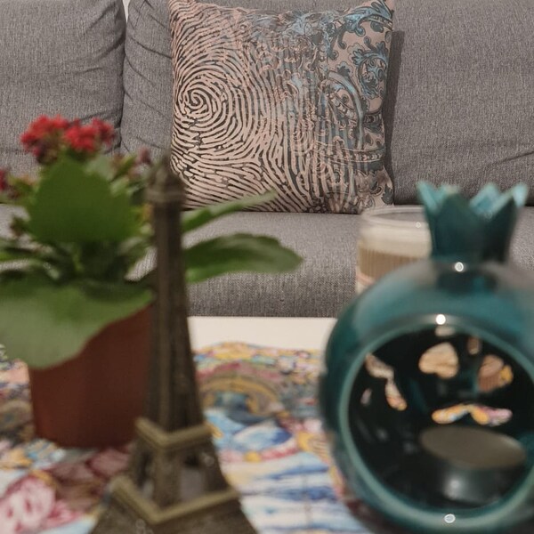 Batik Velvet Cushion Cover Crafted by Narrative Art Design - Dark Jade ...