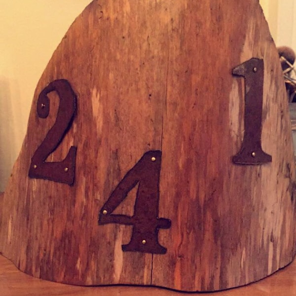 3" Tin Numbers / 3" Metal Numbers / Rusty Tin Numbers / Vintage Tin ...