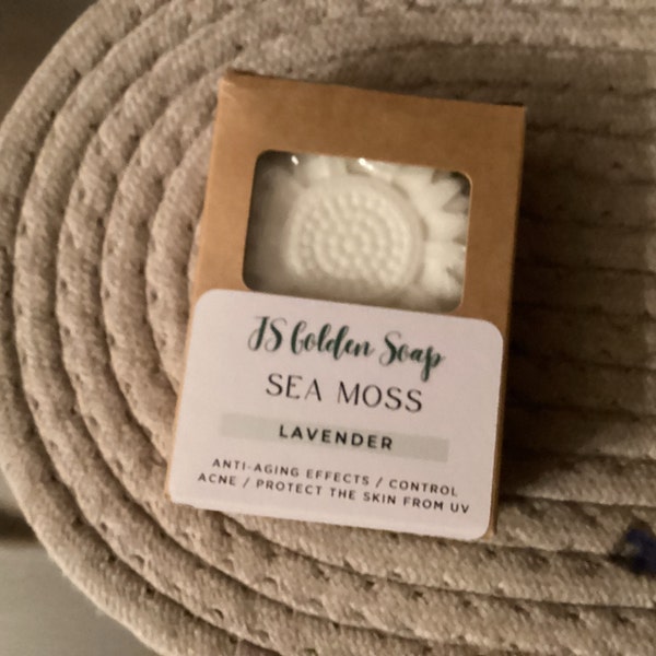 Sea Moss Handmade Soap, Lavender, All Natural, Essential Oil, Natural ...
