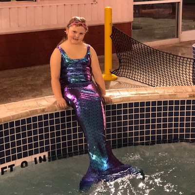 Mermaid Tail Walkable/swimmable With Invisible Zipper Bottom add ...