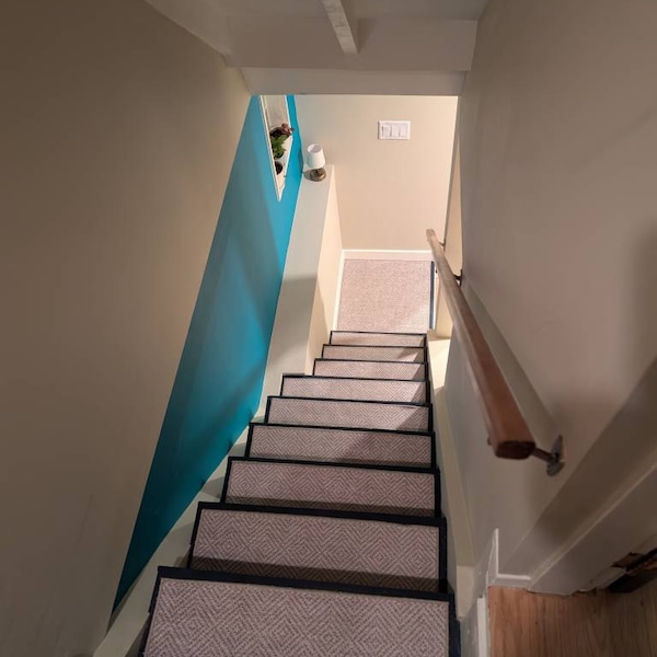 Stair Rug, Custom Shaped Stair Rug, Rectangle Triangle Trapezoid & More ...
