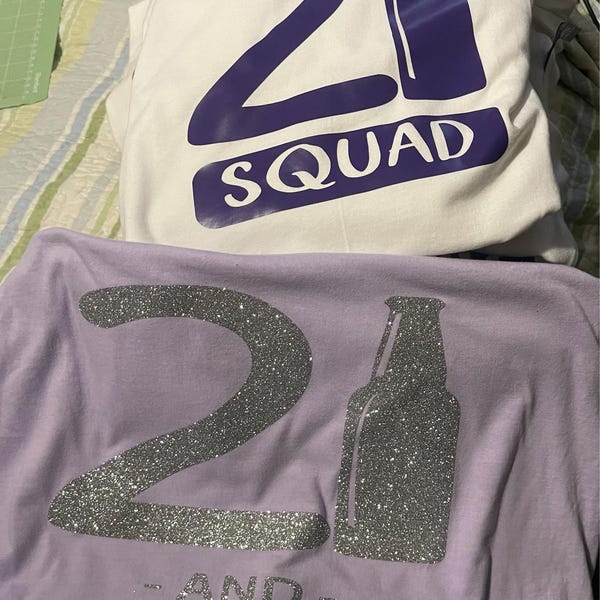 21 and Legal-21 Squad Svg-png-eps-tif Digital Files-21st Birthday Set ...