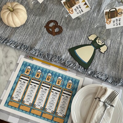 Oktoberfest Beer Tasting Mat Oktoberfest Beer Tasting - Etsy