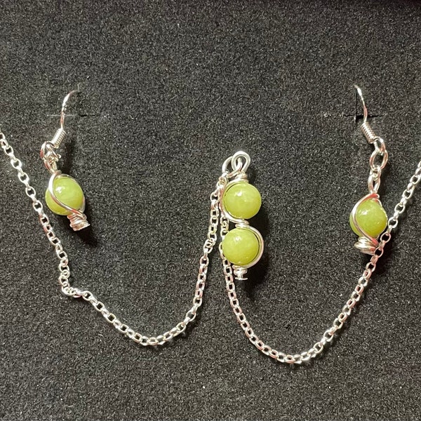 Red Necklace and Earrings, Robin Jewellery, Robin Necklace, Bird ...