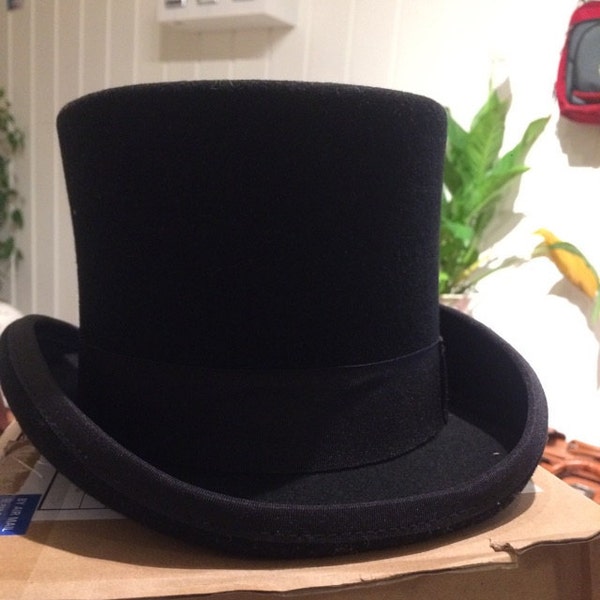 Wool Felt Pillbox Hat W/ W/o Ribbon and Cubic PURPLE custom Made / DIY ...