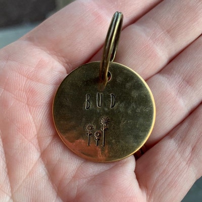 Tiny Pet Id Tag Engraved Dog Name Tag Dog Tag Small Dog Tags for Dogs ...