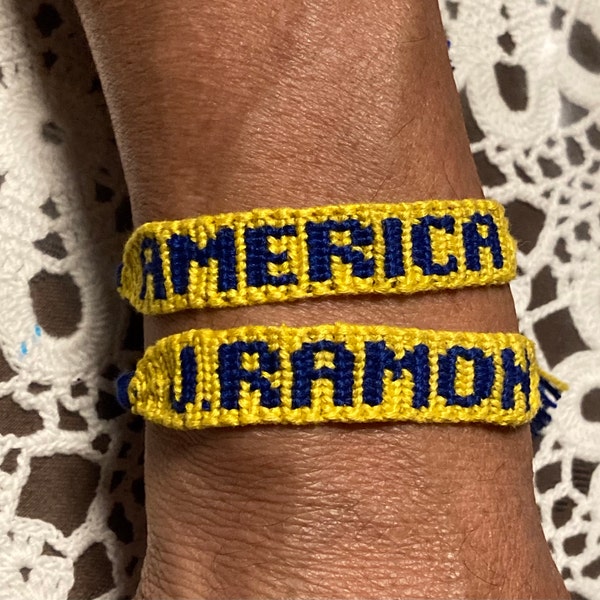 Custom Name Friendship Bracelet (ONE Bracelet) - Etsy