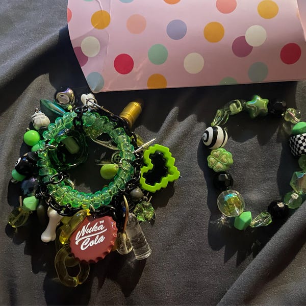 Colorful Clutter Necklace - Etsy