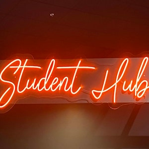 Neon Squiggle Light-wave Led Neon Sign Neon Sign Bedroomwall - Etsy