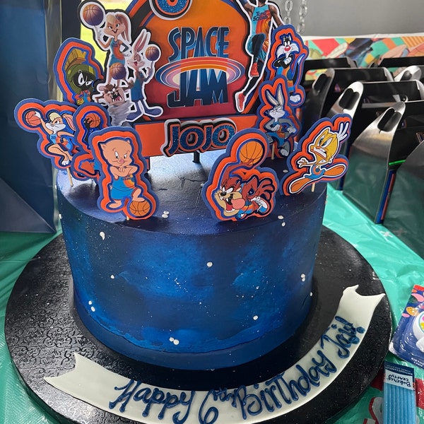 Space Jam: New Legacy Cupcake Topper. Space Jam Party Decorations ...