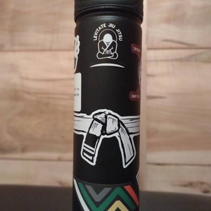 Mastering Chokeholds Jiu-jitsu Sticker Vintage Illustration BJJ Die-cut ...