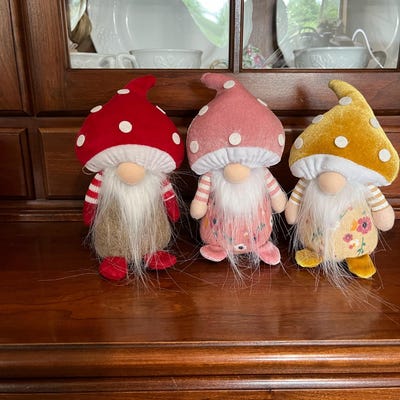 Hello Fall Gnome, Handmade Gnome Autumn Gnome Tiered Tray Home Office ...