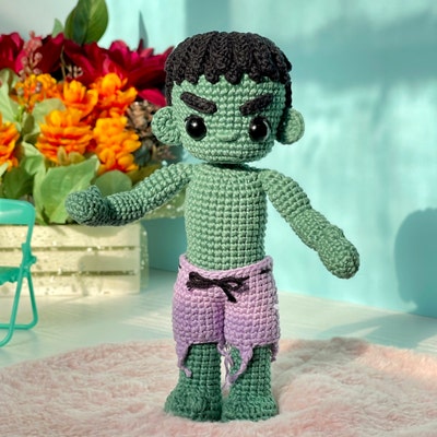 Hulk Crochet Pattern amigurumi, Crochet , Photo Tutorial - Etsy