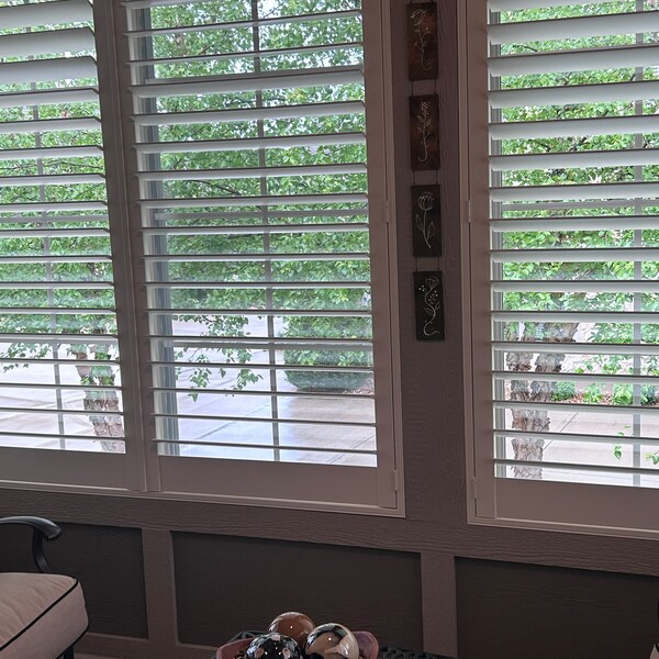 Vertical Hanging Modern Abstract Wall Art, Abstract Wooden Wall Art ...