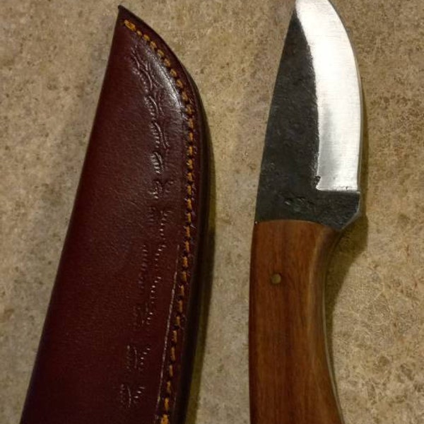 Hand Forge Bushcraft Knife With Sheath Rosewood Fixed Blade Custom Knife Hunting Knife Camping ...
