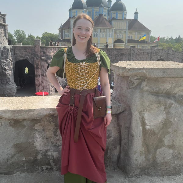 Renaissance Medieval Cosplay Dress and Corset Pattern,fairy,regency ...